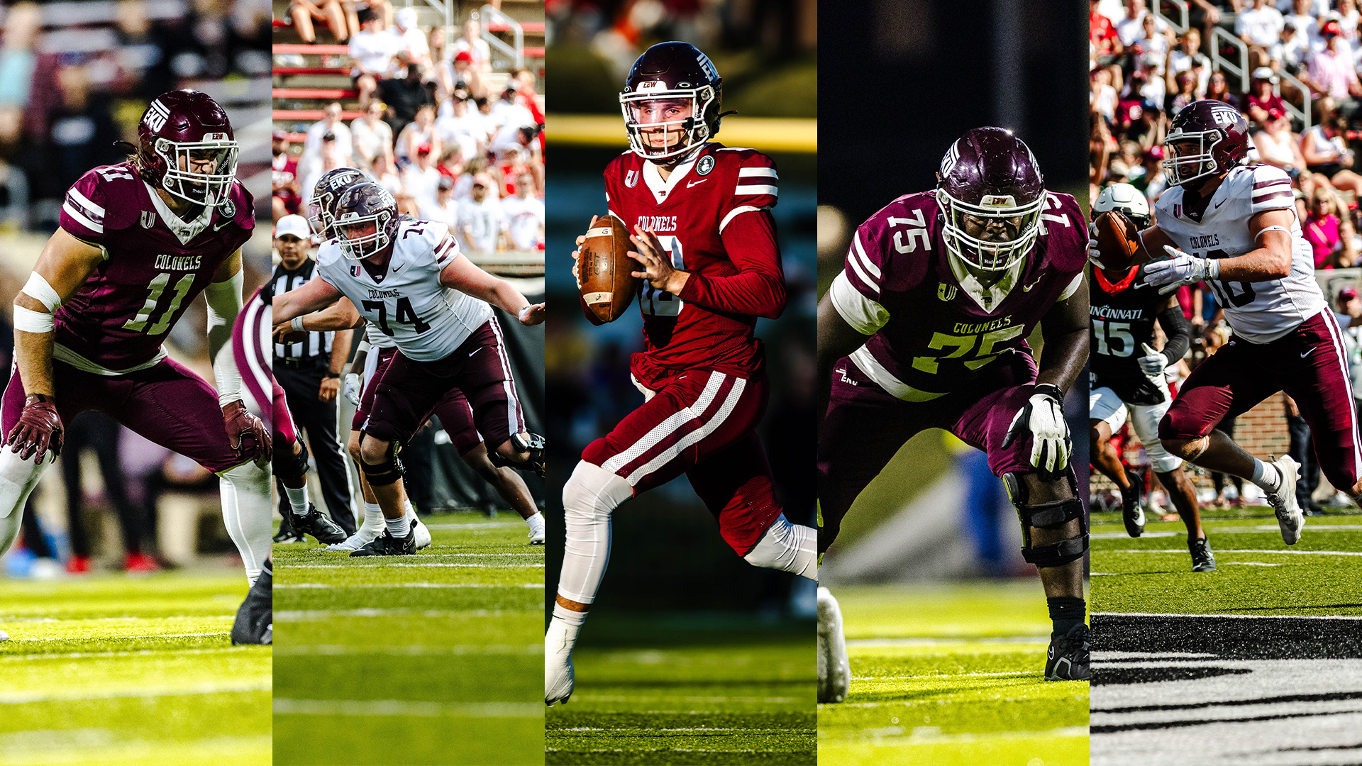 Five EKU FB Players Capture Inaugural UAC All-Conference Honors ...