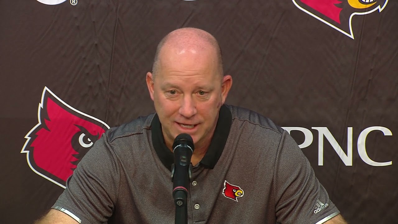 Louisville Cardinals Football Coach Jeff Brohm on National Signing Day ...