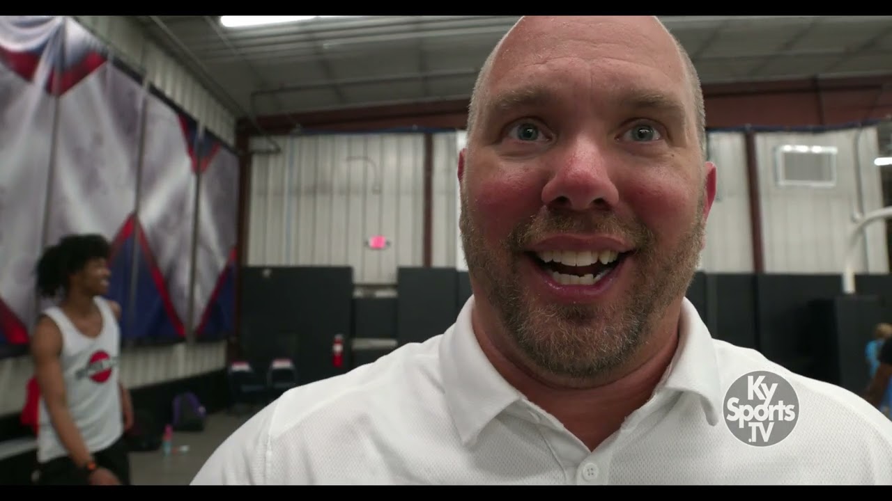 Lady Vision Nxt 2027 AAU Basketball Coach David Fortner at Cam Jackson ...