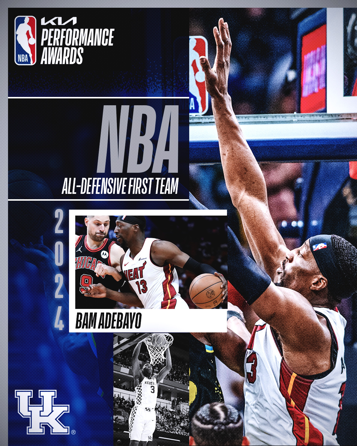 Former UK Hoopers Adebayo and Davis Named to NBA All-Defense First Team ...