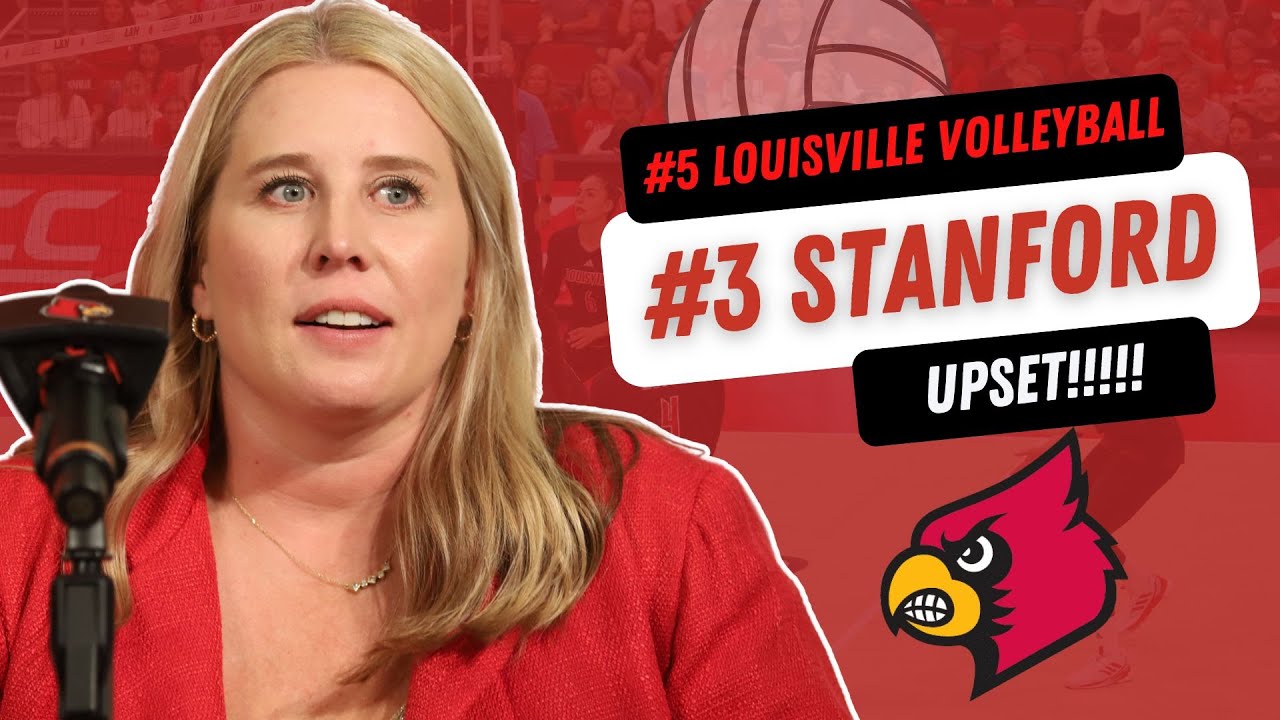 #5 Louisville Cardinals Volleyball Recaps UPSET vs #3 Stanford | KySportsTV