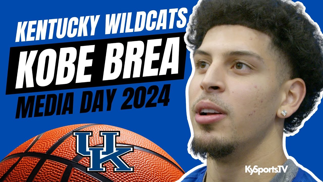 Kentucky Wildcats Basketball Kobe Brea – Media Day 2024 | KySportsTV