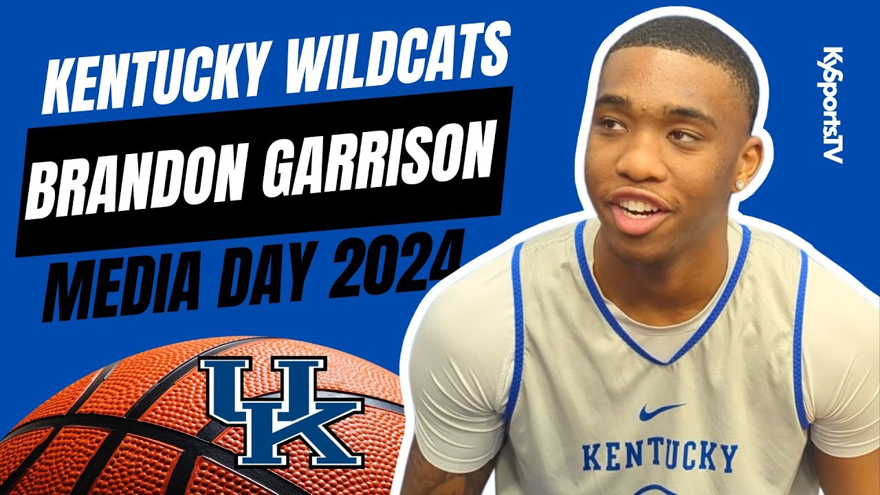 Kentucky Wildcats Basketball Brandon Garrison – Media Day 2024 | KySportsTV