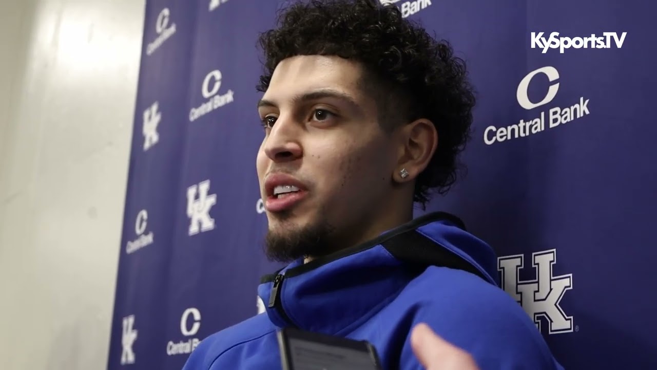 Kentucky Wildcats Basketball Koby Brea Recaps WIN vs South Carolina ...