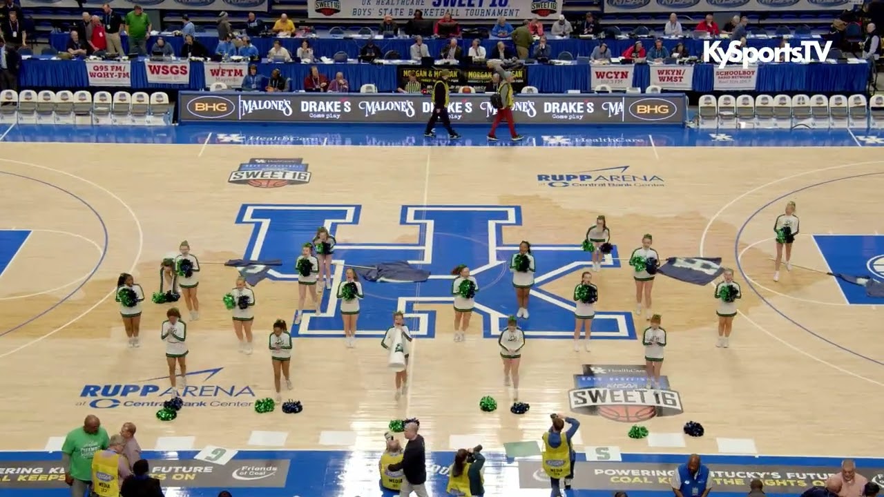 Great Crossing Cheer Performs at Rupp for Boys 2025 Sweet 16 | KySportsTV