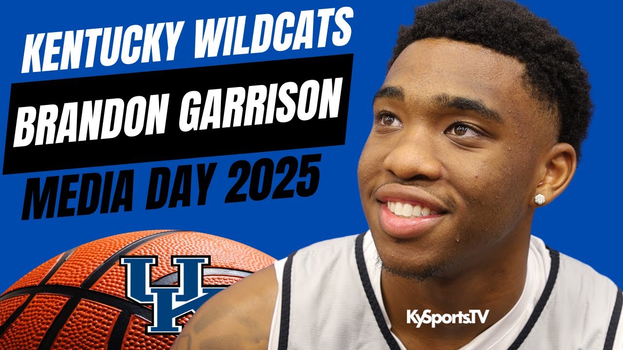 Kentucky Wildcats Basketball Brandon Garrison – Media Day 2025 | KySportsTV