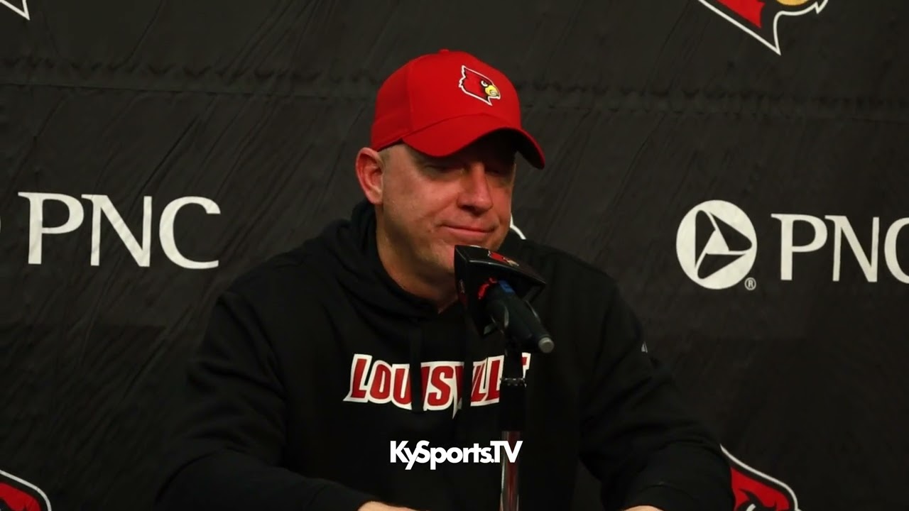 Louisville Cardinals Football Coach Jeff Brohm Recaps Loss To Cal ...