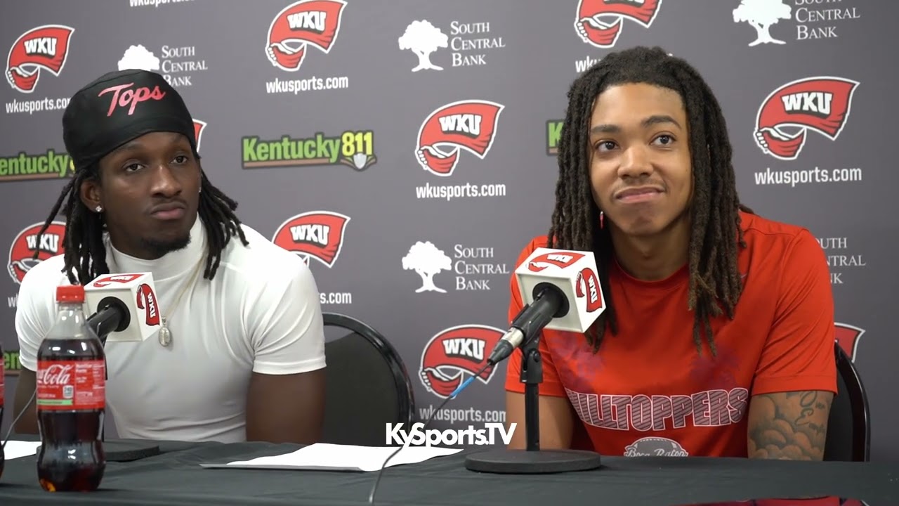 WKU Hilltoppers Football WR Matthew Henry & QB Rodney Tisdale Jr Recap ...